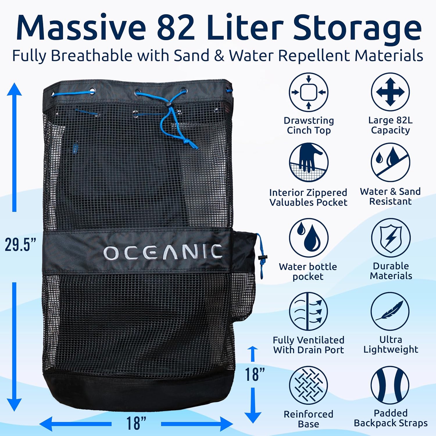 Mesh Dive Bag Backpacks | Oceanic